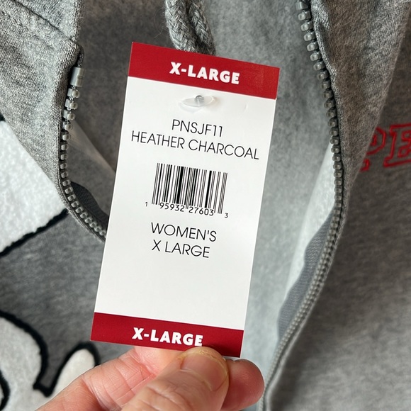 Peanuts | Jackets & Coats | Snoopy Peanuts Sweat Jacket Gray Hoodie ...